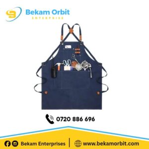 branded canvas aprons Nairobi Kenya – Cross-Back Adjustable Work Aprons ...